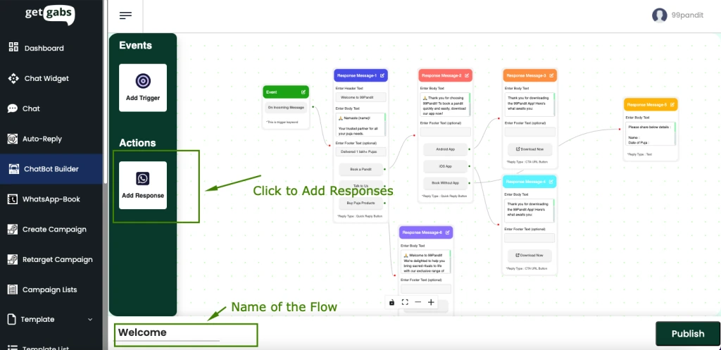Come creare un chatbot WhatsApp senza codice utilizzando la tecnica drag-and-drop?